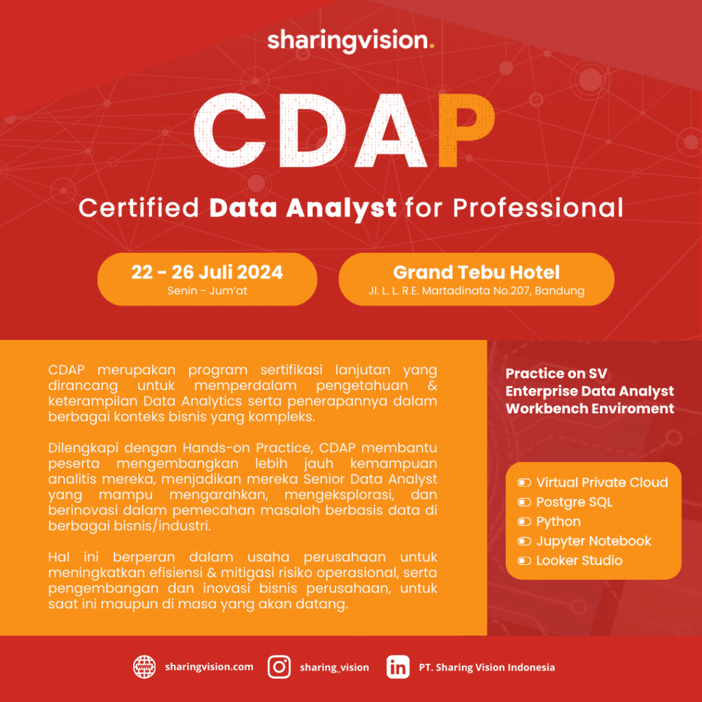 Certified Data Analyst Professional (CDAP) | Sharing Vision